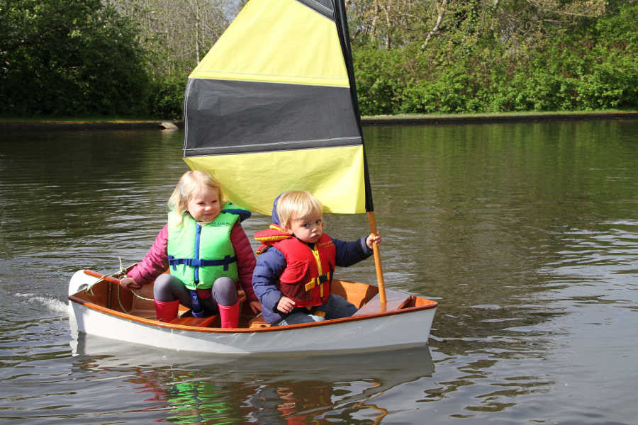 Wooden Sliding Seat and Rigger System Built From Plans -Angus Rowboats