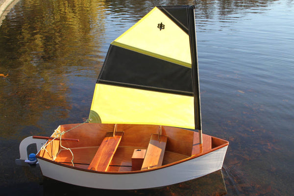 Batwing Sail for Kid's Sailboat - Bumblebee Sailboat - Angus Rowboats